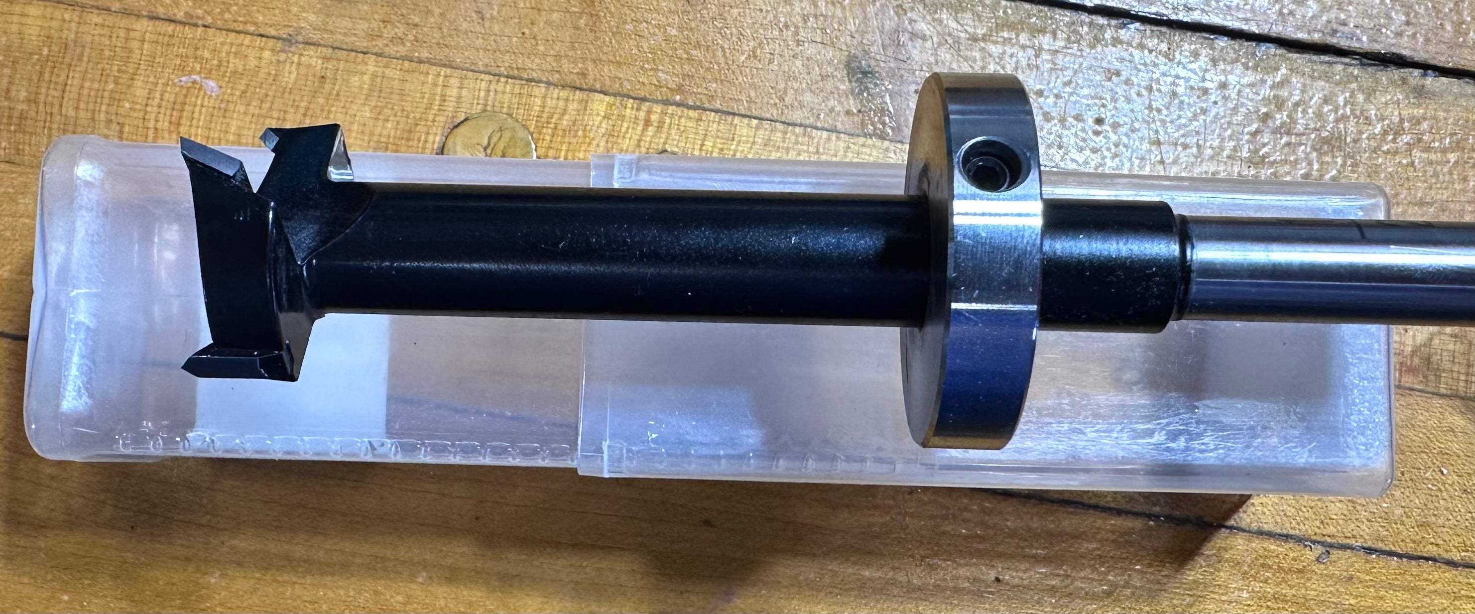 1 1/2 straight shank forstner drill bit with adjustable stopper ...